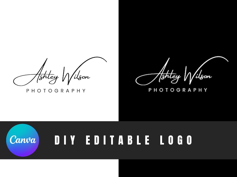 Editable Signature Logo Template - Etsy