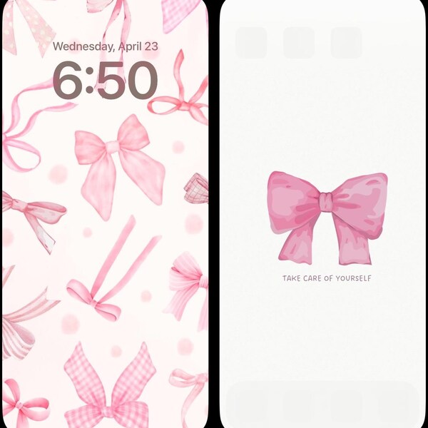 Bow Wallpaper for iPad - Etsy