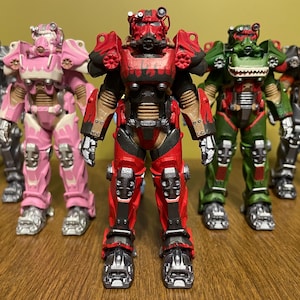Fallout 4 T-60 Power Armor | Hot Rod Flames Paint Job | Resin Figurine ...