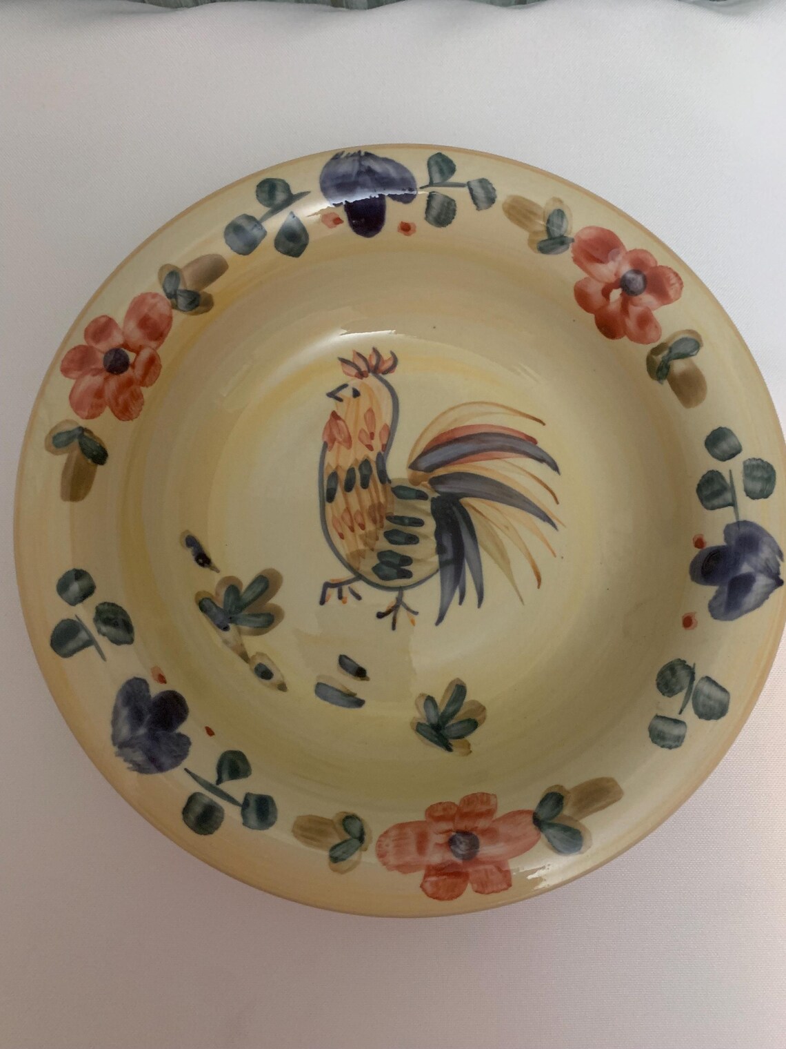 Gibson Rooster Soup/cereal Bowl - Etsy