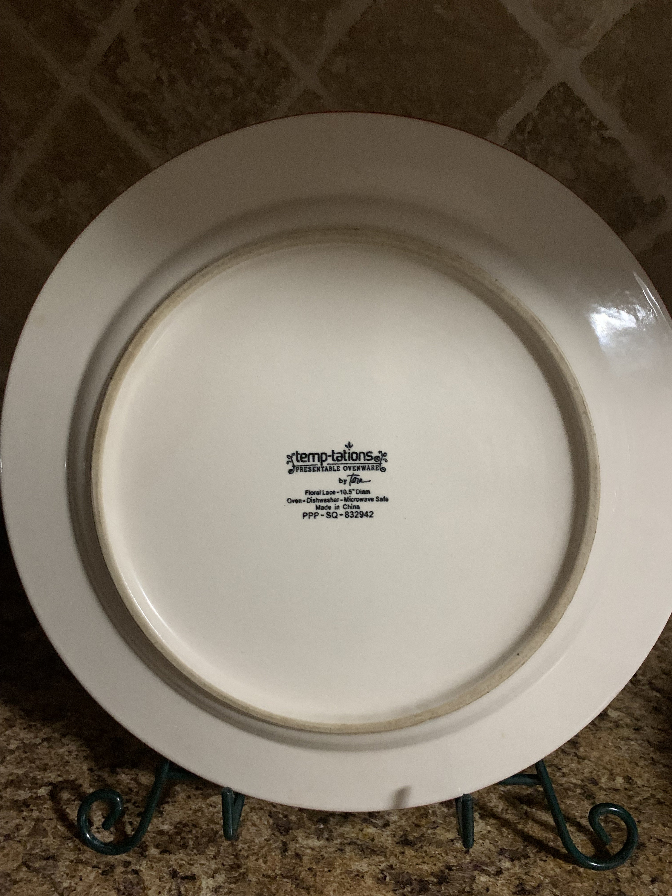 Set of 2 Temptations Dinner Plates - Etsy