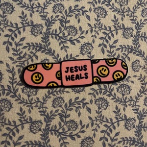 Jesus Heals Christian Stickerfaith Stickers Christian Stickers ...