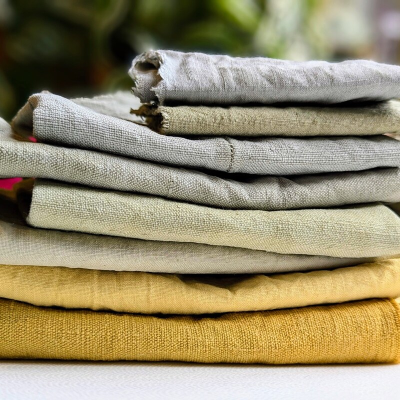 French Linen Fabric - Etsy