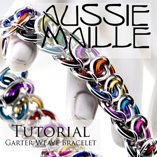 Chainmaille Tutorial Viper Basket Bracelet - Etsy