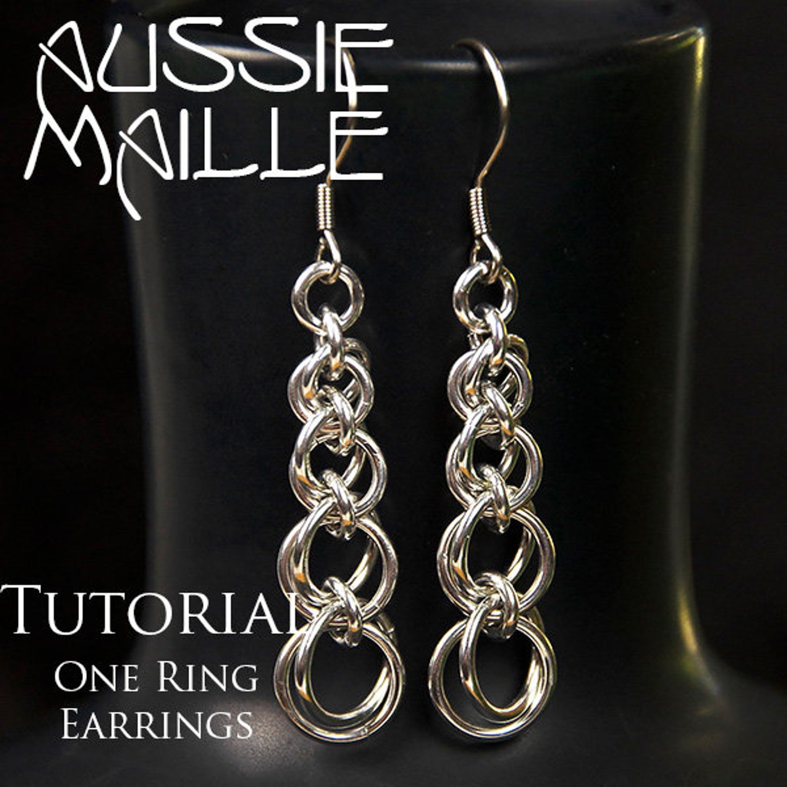 Chain Maille Tutorial One Ring Chain Earrings - Etsy