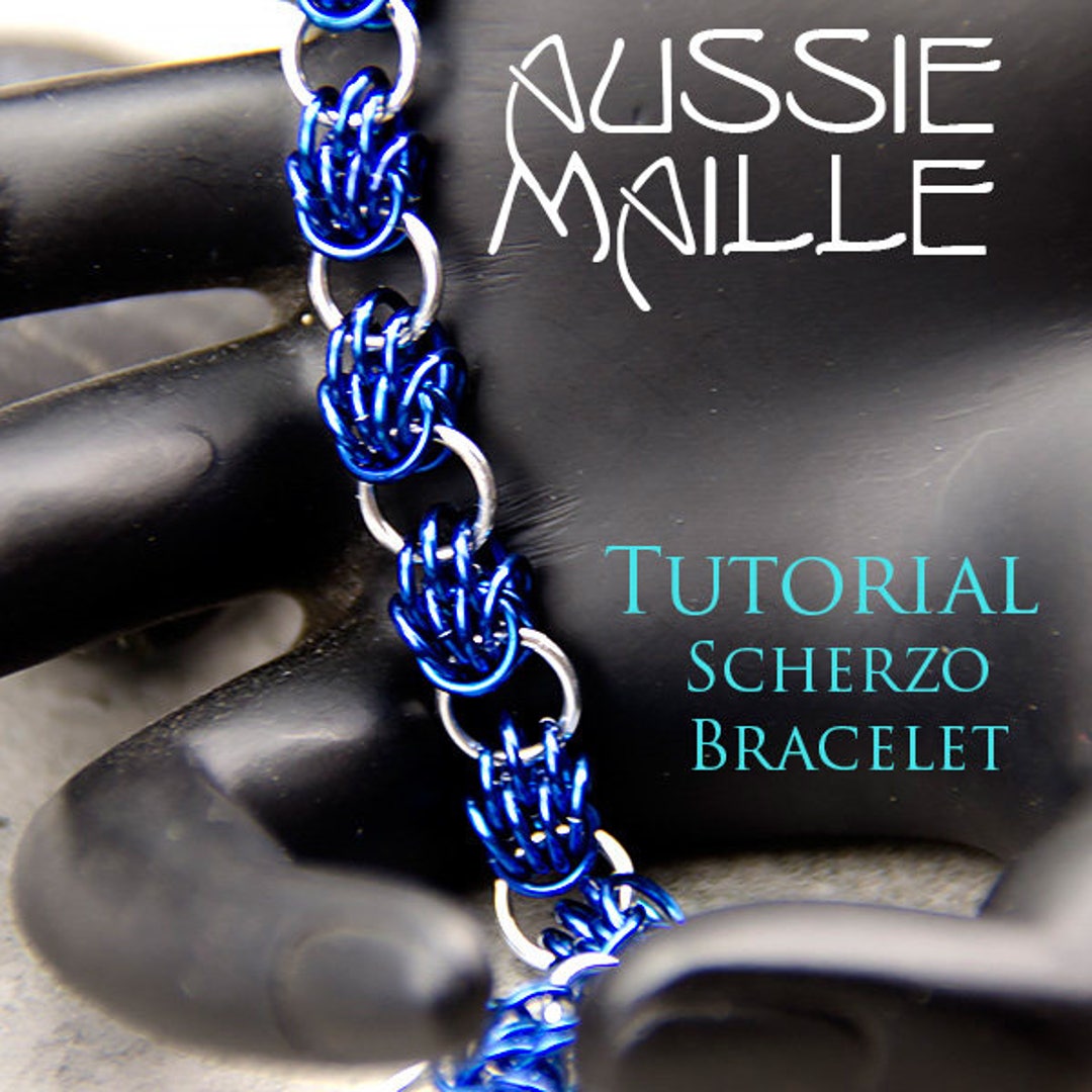 Chain Maille Tutorial - Scherzo Bracelet - Etsy