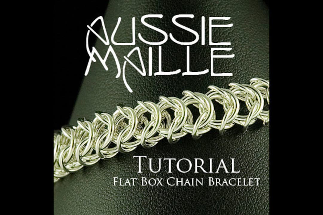 Chainmaille Tutorial - Flat Box Chain Bracelet - Etsy