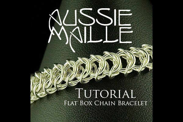 Chainmaille Tutorial - Flat Box Chain Bracelet - Etsy