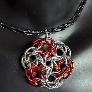 Chainmaille Tutorial - Moorish Rose Flower Pendant - Etsy