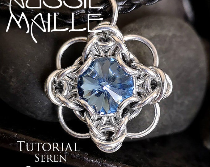 Chain Maille Tutorial Seren Pendant - Etsy