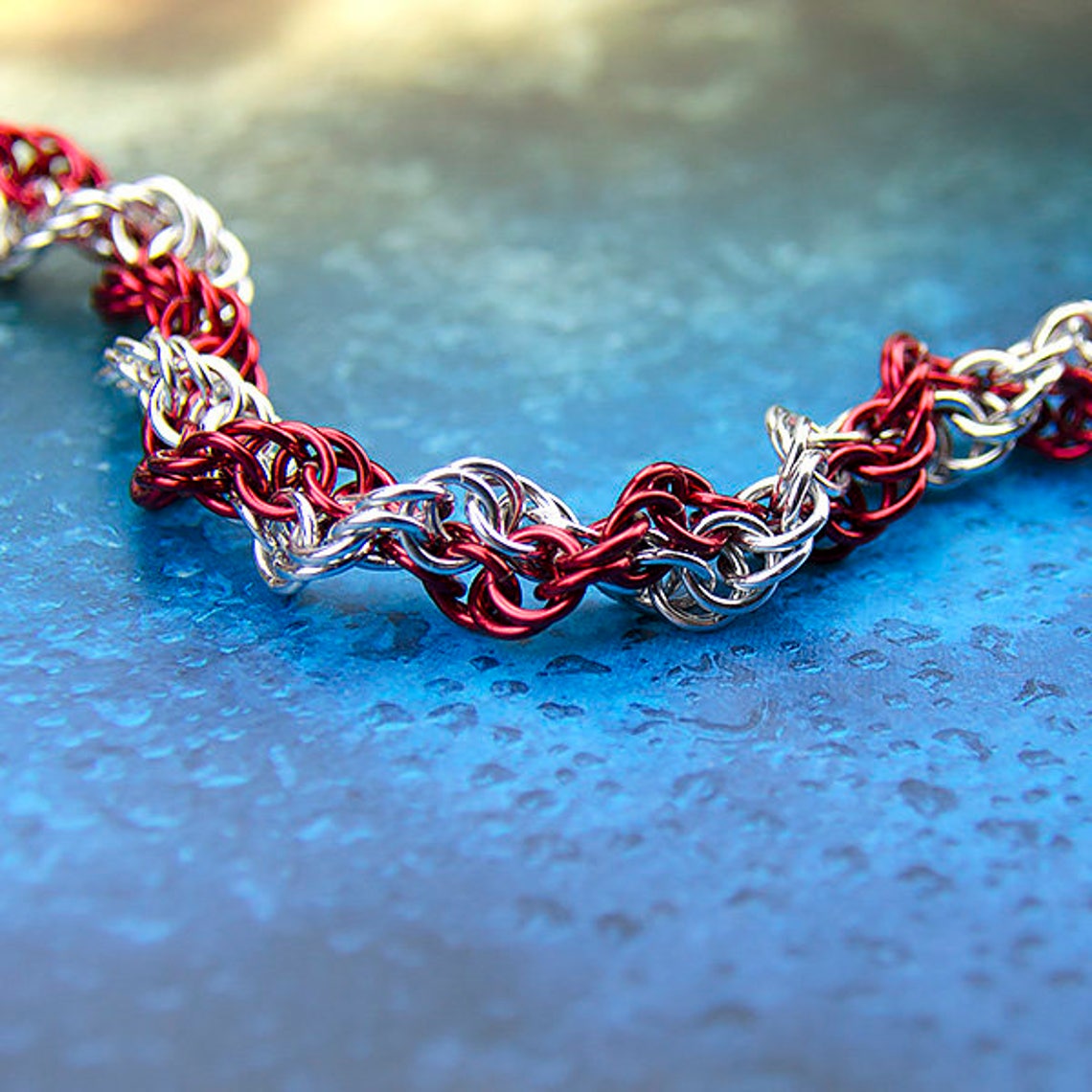 Chainmaille Tutorial - Inverted Spiral Bracelet - Etsy