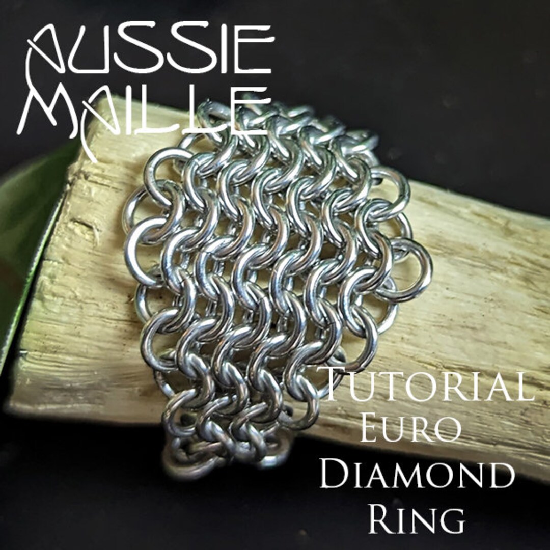 Chain Maille Tutorial - Euro Diamond Ring - Etsy
