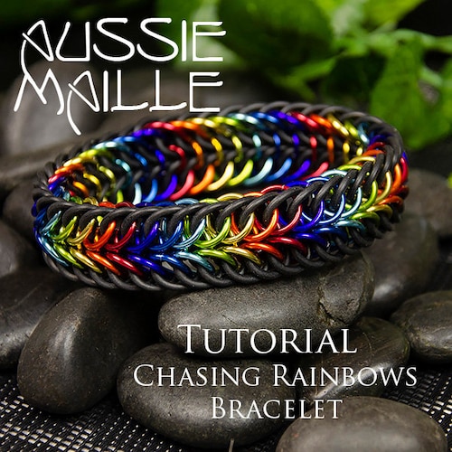 Chainmaille Tutorial Rosetta Chain Maille Bracelet - Etsy