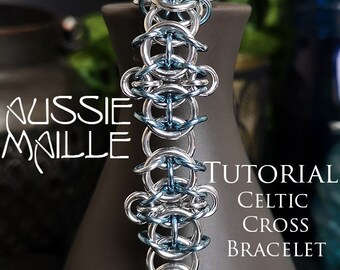 Chainmaille Tutorial Celtic Visions Chain Maille Bracelet | Etsy