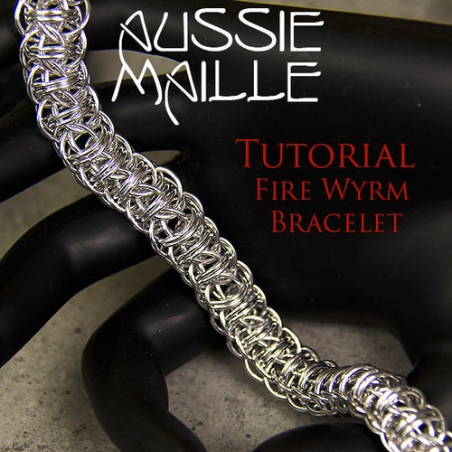 Chain Maille Tutorial Trizantine Bracelet - Etsy