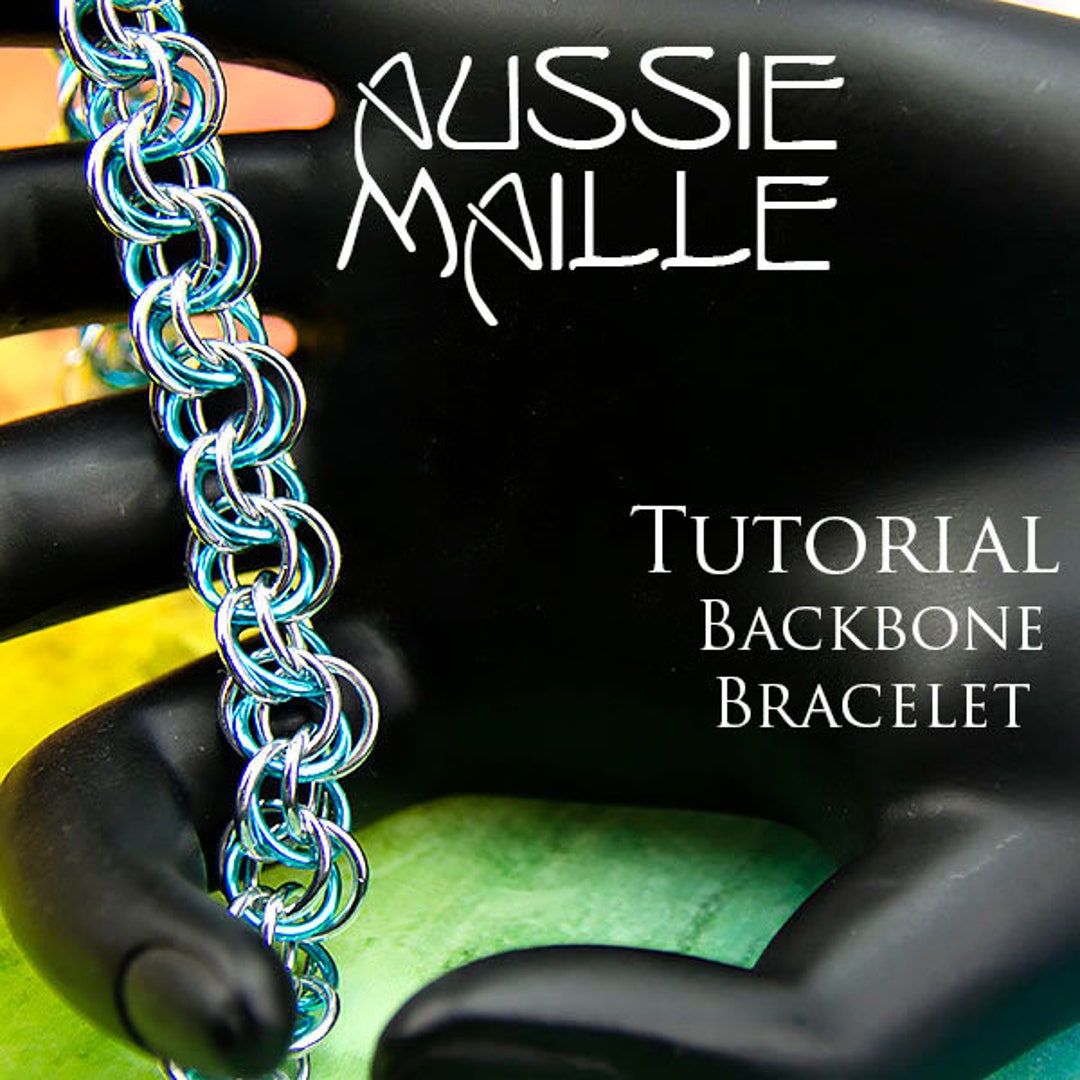 Chainmaille Tutorial - Backbone Chain Maille Bracelet - Etsy