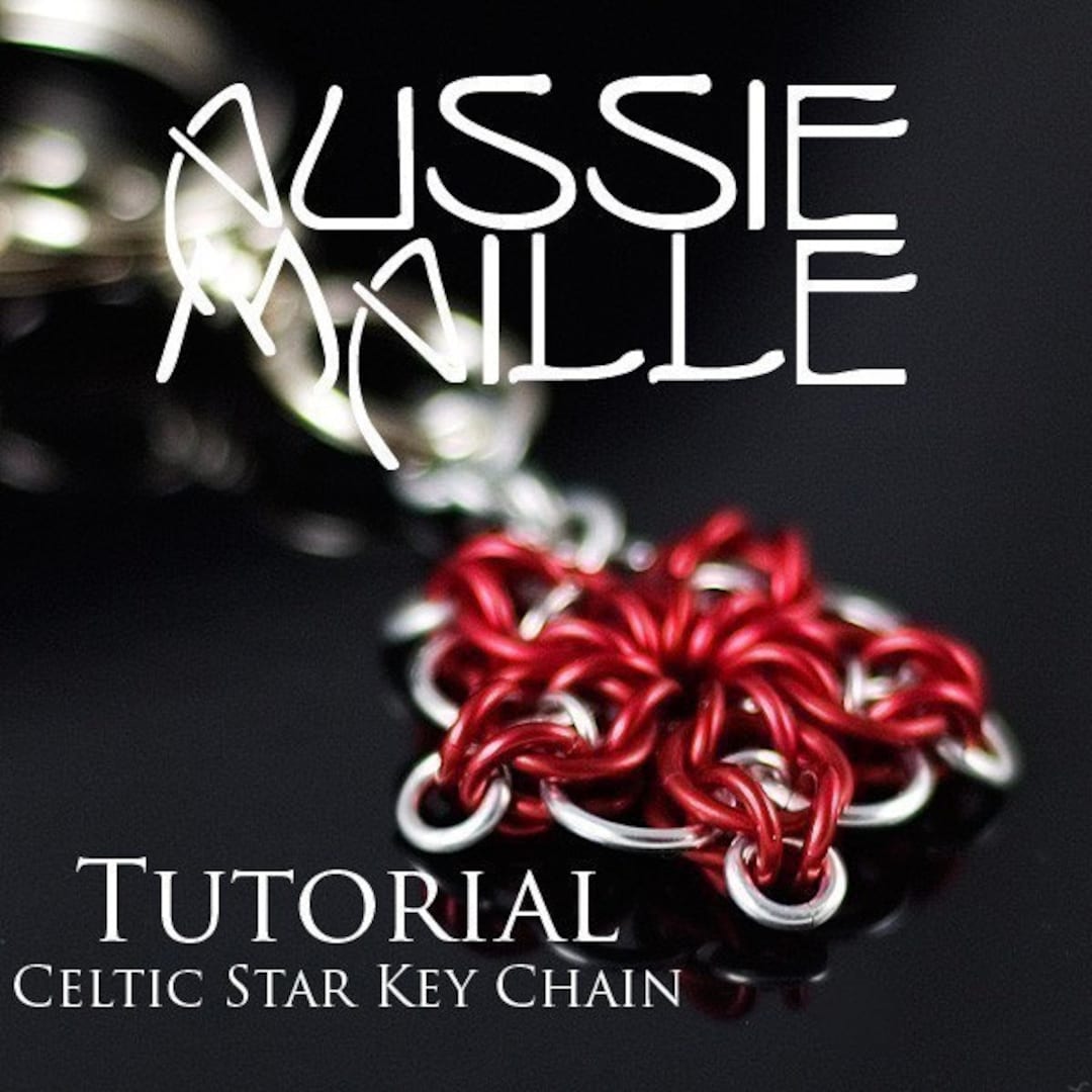 Chainmaille Tutorial - Celtic Star Key Chain - Etsy