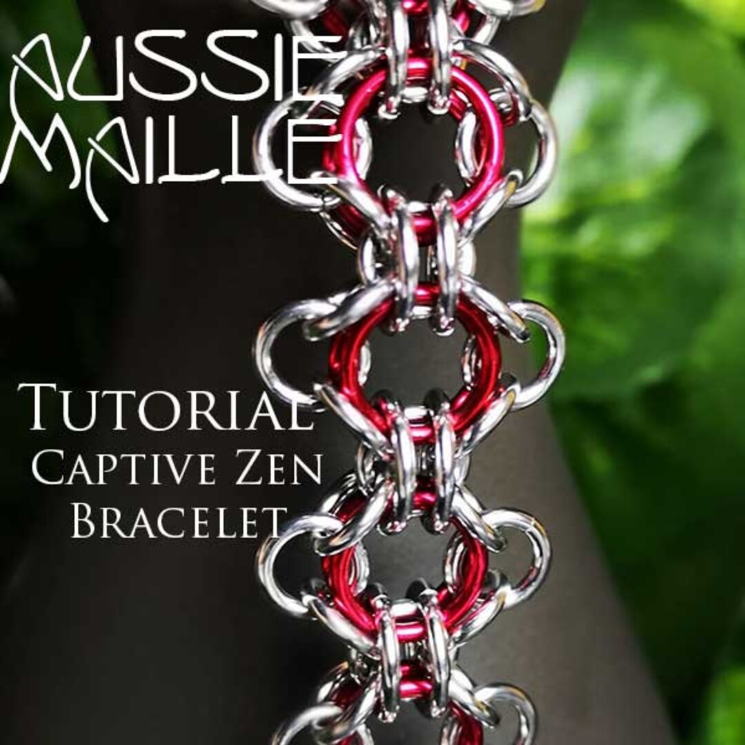 Chainmaille Tutorial - Captive Zen Bracelet - Etsy
