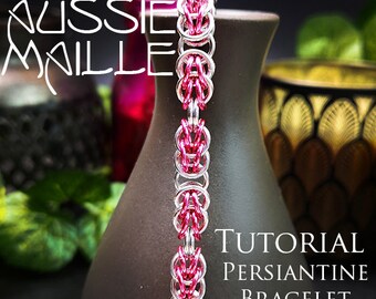Chain Maille Tutorial Trizantine Bracelet | Etsy