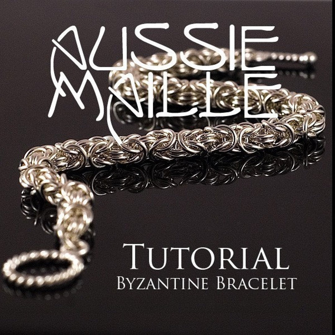 Chainmaille Tutorial - Byzantine Chain Maille Bracelet - Etsy
