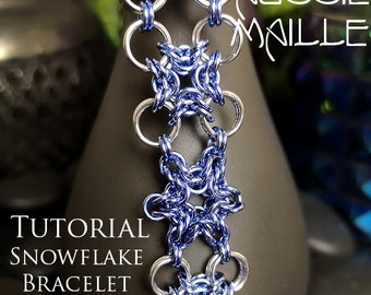 Chain Maille Tutorial Captured Beads Bracelet - Etsy