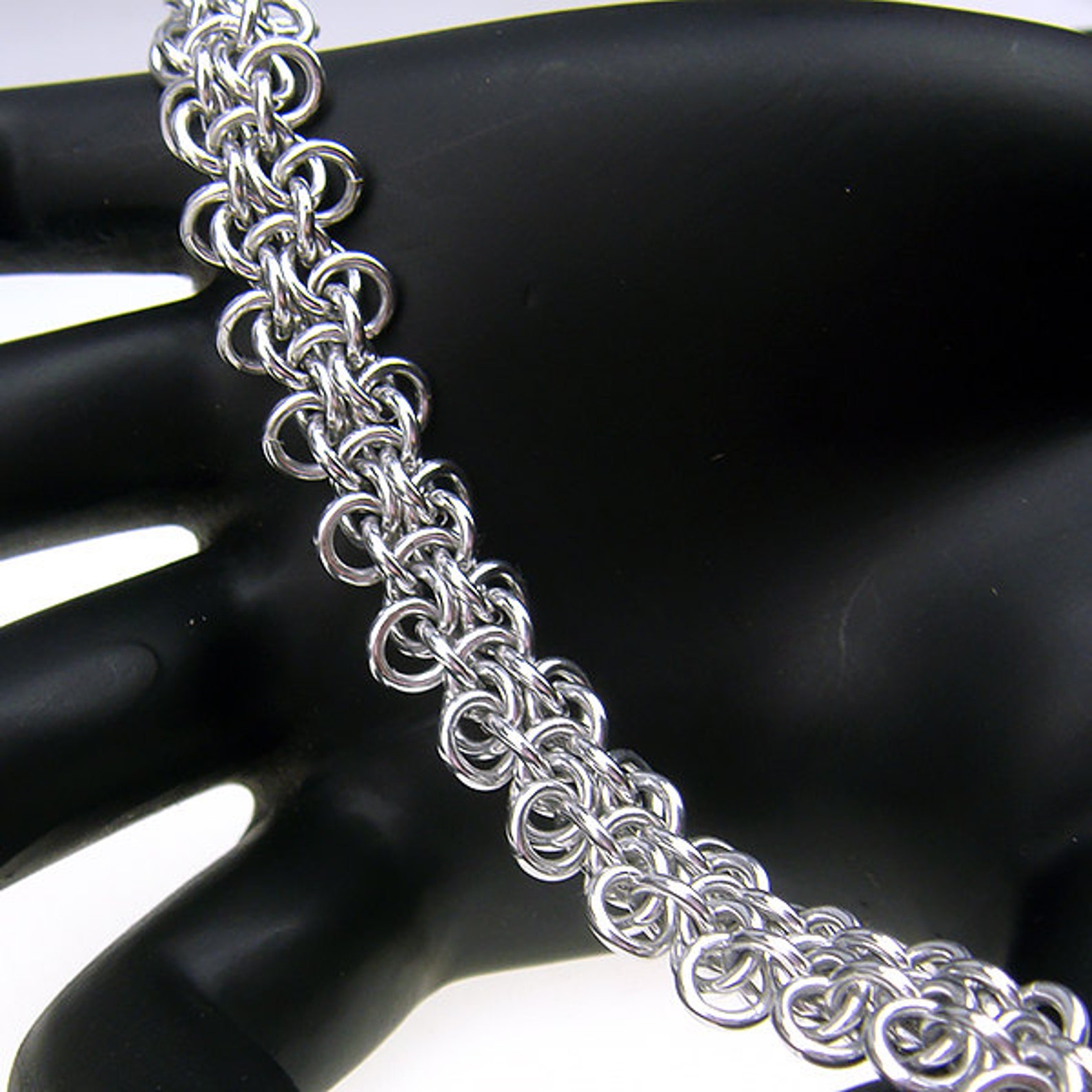 Chain Maille Tutorial - Hoodoo Hex Bracelet - Etsy