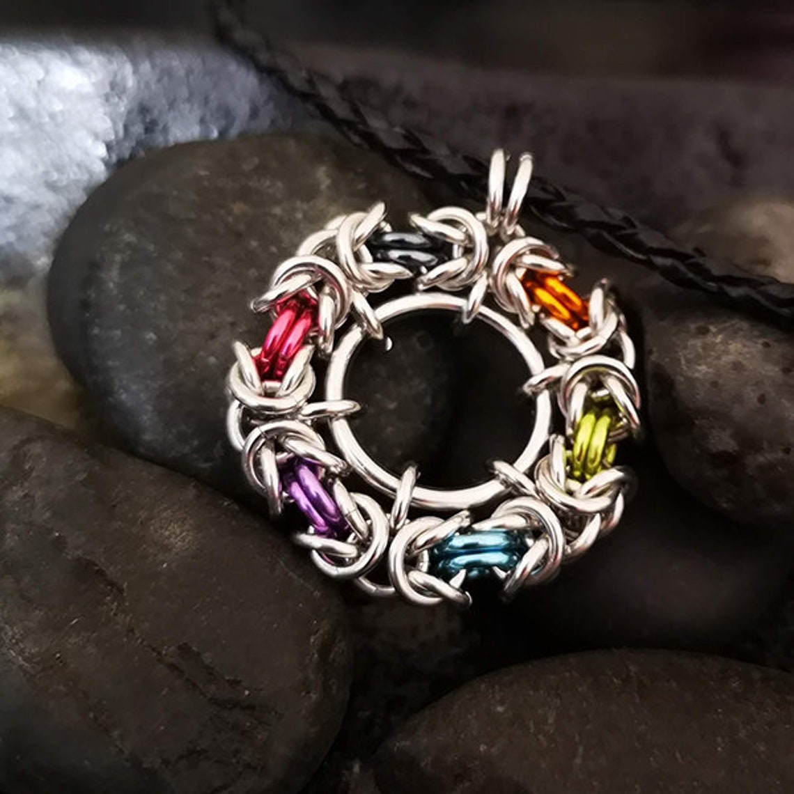 Chain Maille Tutorial Eternal Byzantine Pendant | Etsy