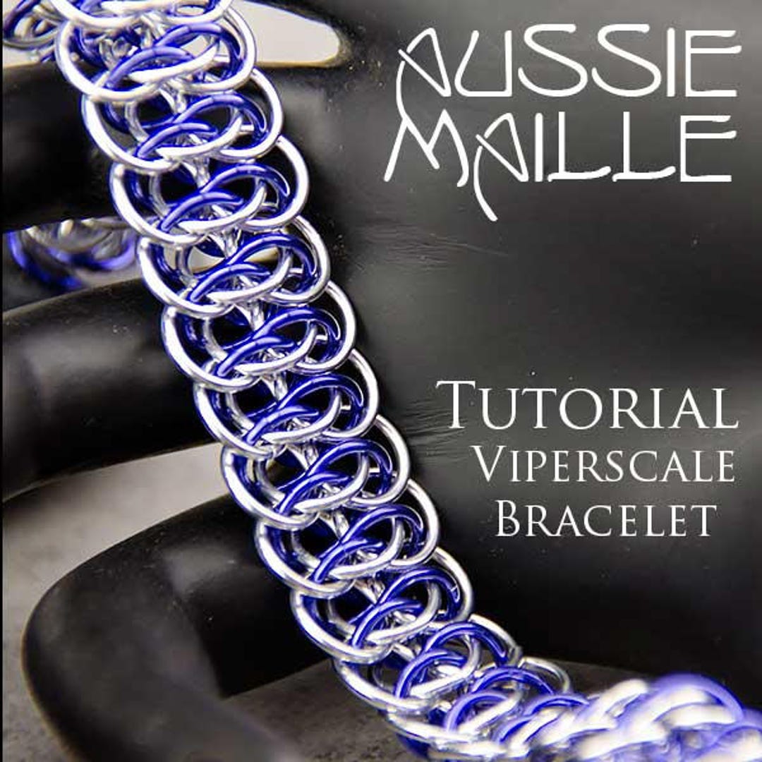 Chainmaille Tutorial - Viperscale Bracelet - Etsy