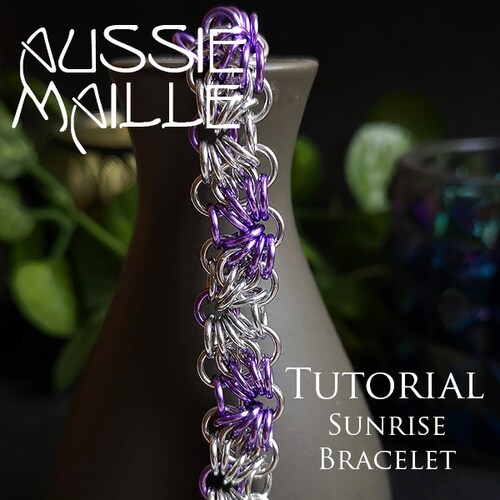 Chainmaille Tutorial Stepping Stones Bracelet - Etsy