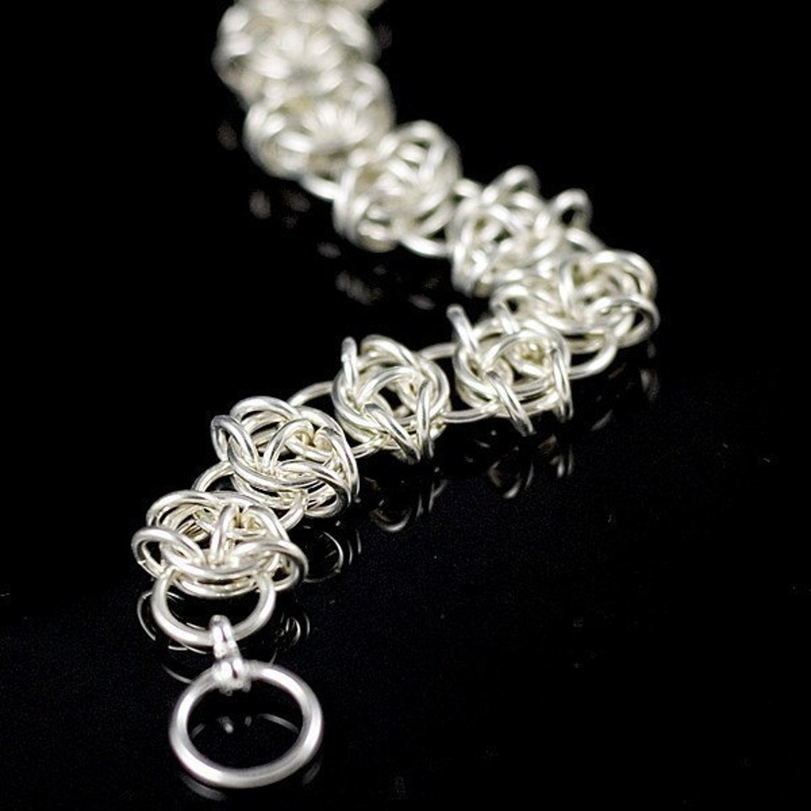 Chainmaille Tutorial Celtic Visions Chain Maille Bracelet | Etsy