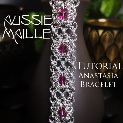 Chain Maille Tutorial Trizantine Bracelet - Etsy