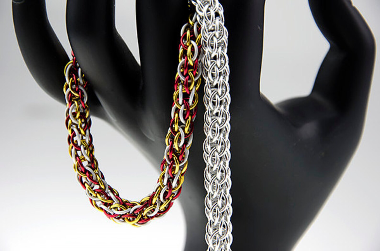 Chainmaille Tutorial Candy Cane Cord Bracelet - Etsy