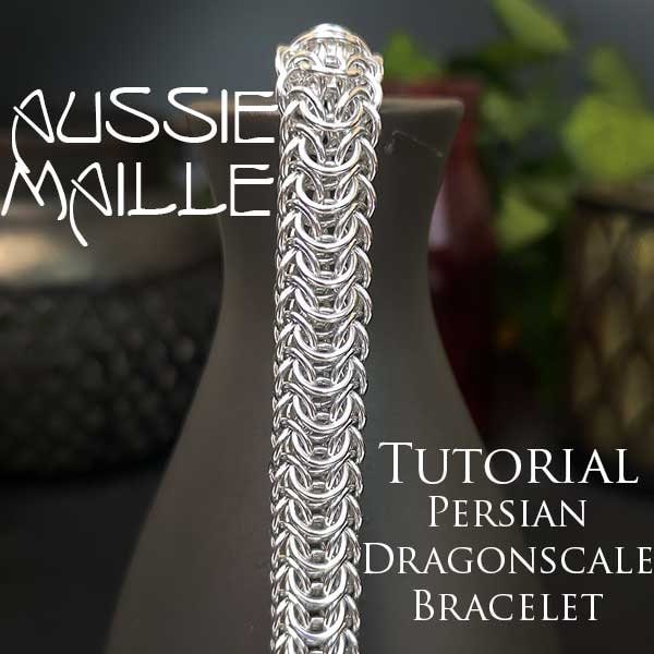 Chainmaille Tutorial Persiandragonscale Bracelet | Etsy
