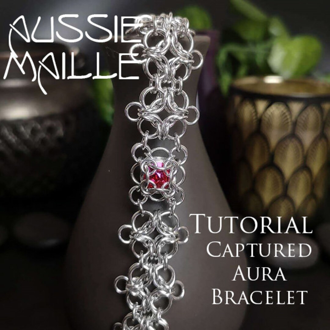 Chainmaille Tutorial -captured Aura Bracelet - Etsy