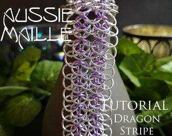 Chain Maille Tutorial Dragon Steps Bracelet - Etsy
