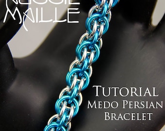 Chain Maille Tutorial Trizantine Bracelet | Etsy
