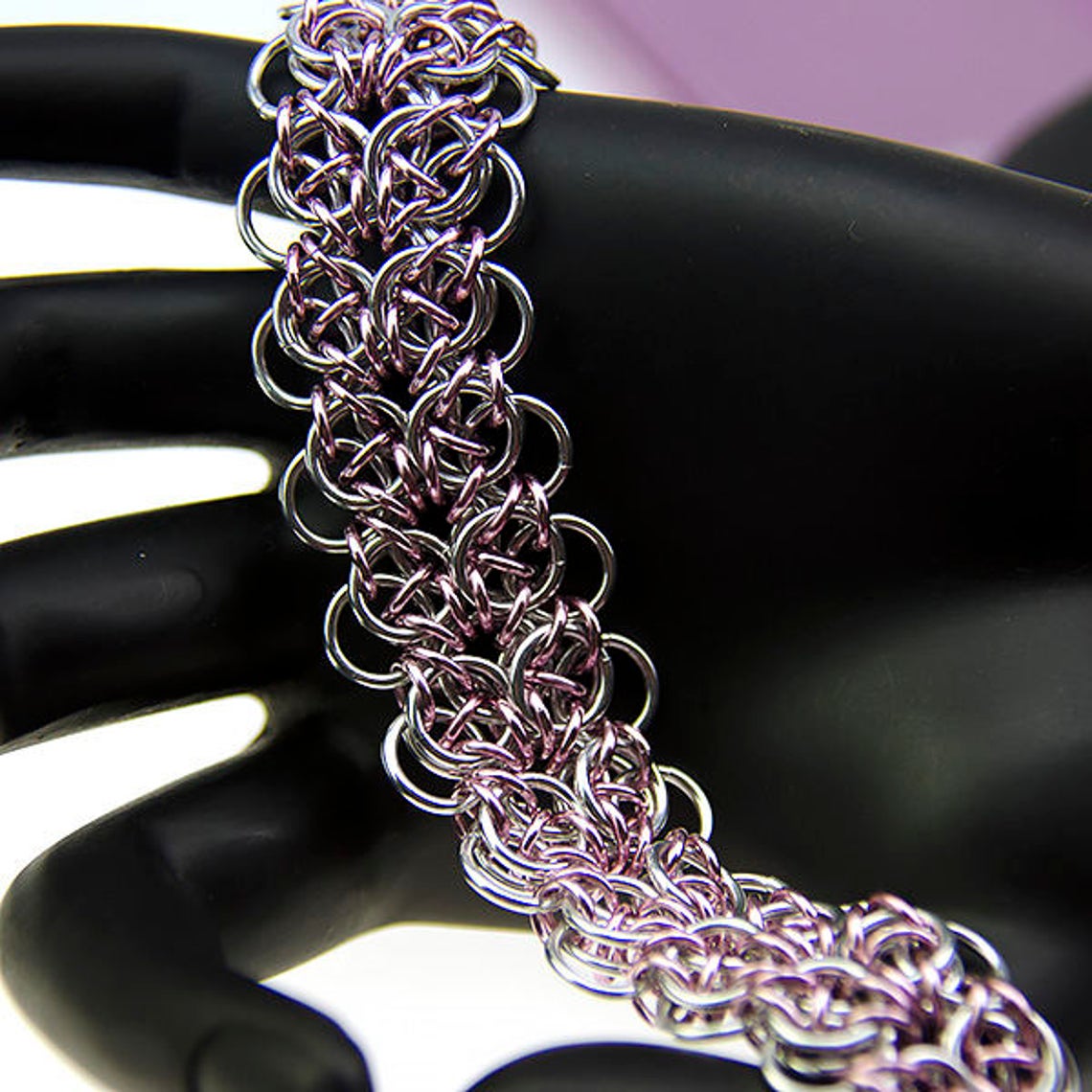 Chain Maille Tutorial Celtic Strap Bracelet - Etsy