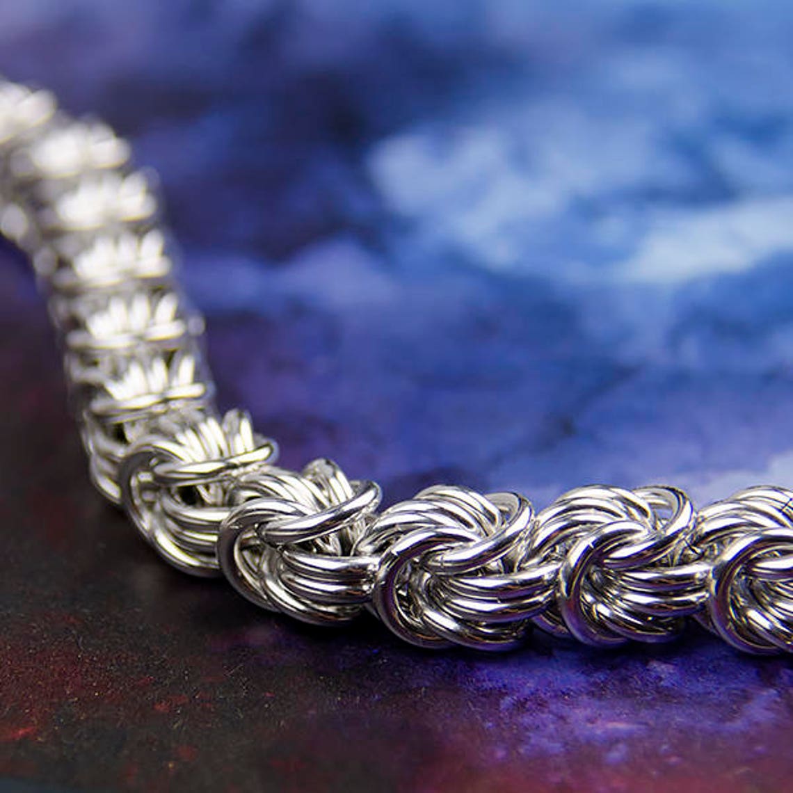 Chainmaille Tutorial Rosetta Chain Maille Bracelet - Etsy