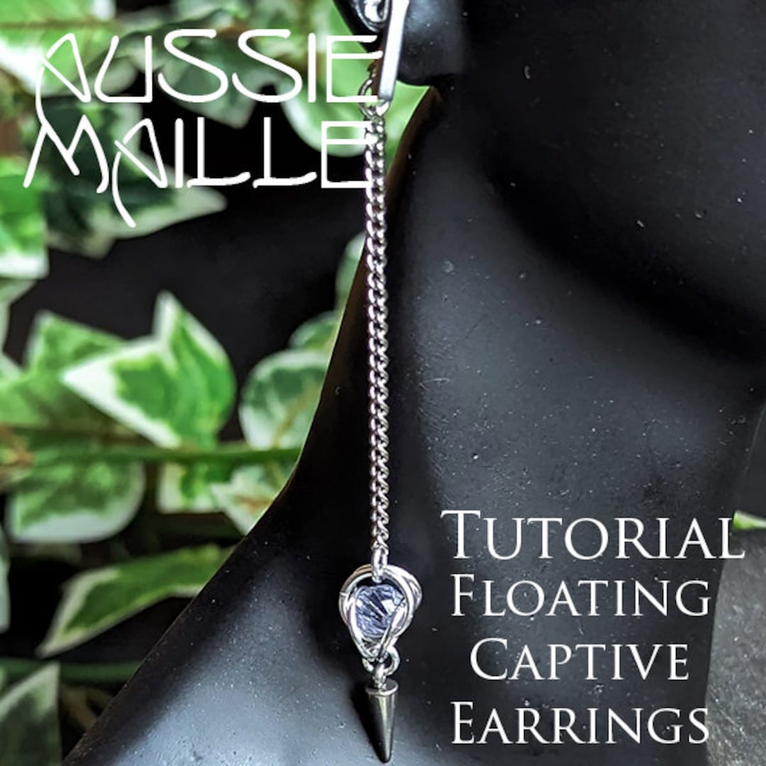 Chain Maille Tutorial - Floating Captive Earrings - Etsy