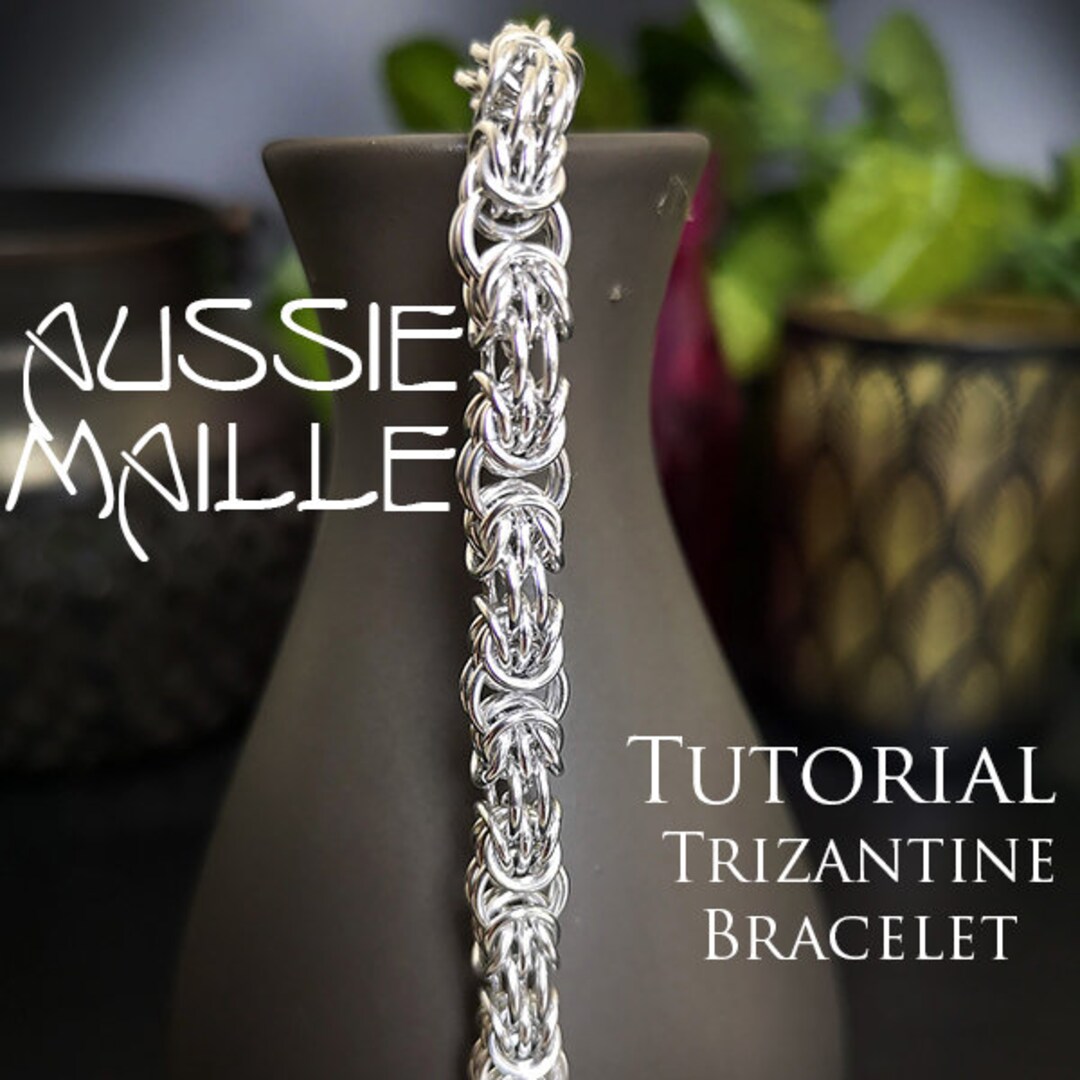 Chain Maille Tutorial Trizantine Bracelet - Etsy