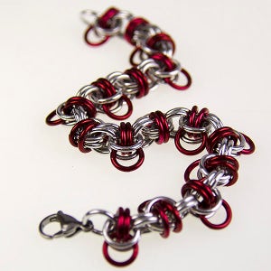 Chain Maille Tutorial - Byzee Wench Bracelet - Etsy