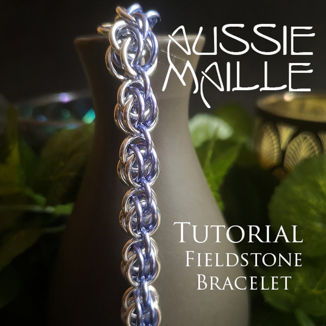 Chainmaille Tutorial Supersonic Waves Bracelet - Etsy