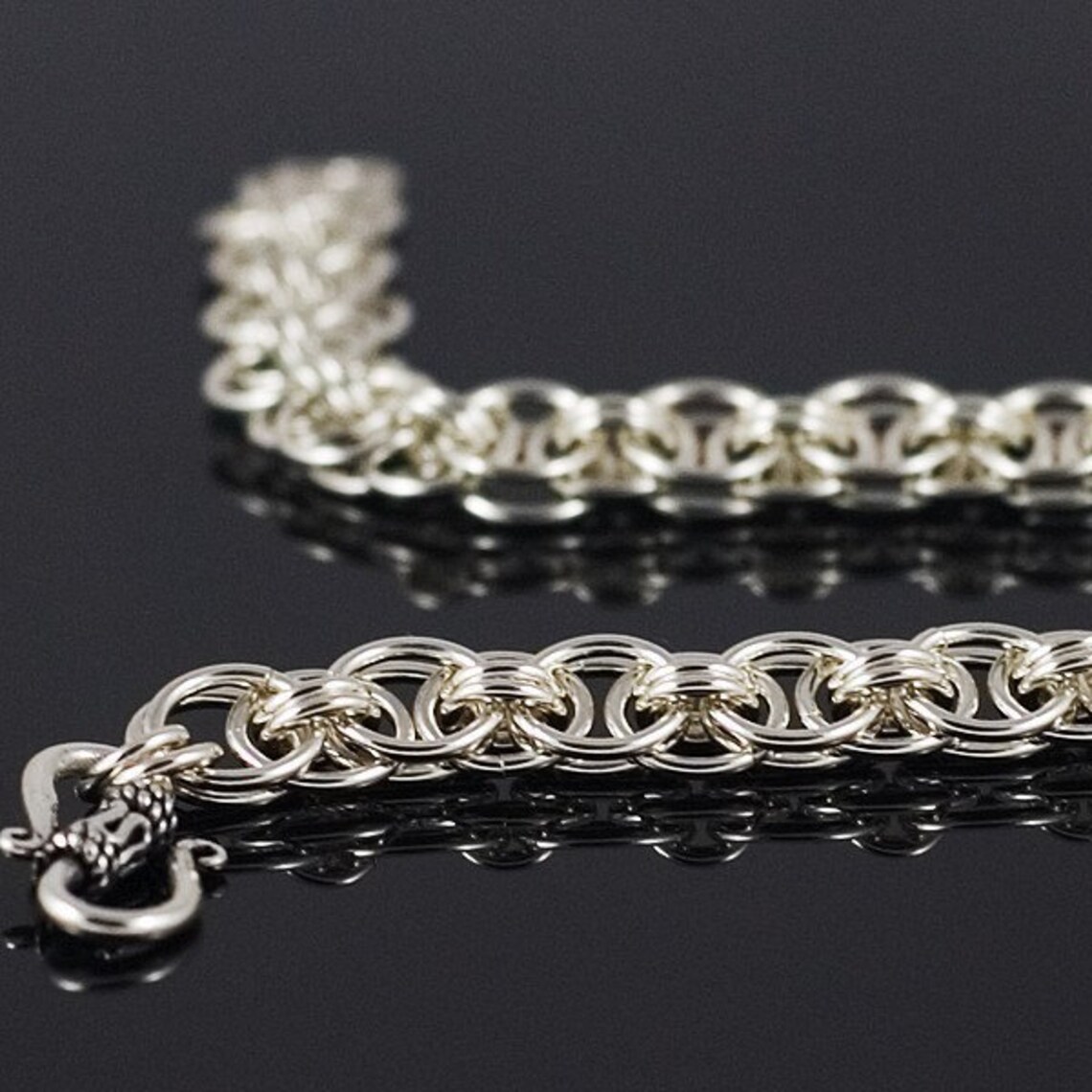 Chainmaille Tutorial - Helm Weave Bracelet - Etsy