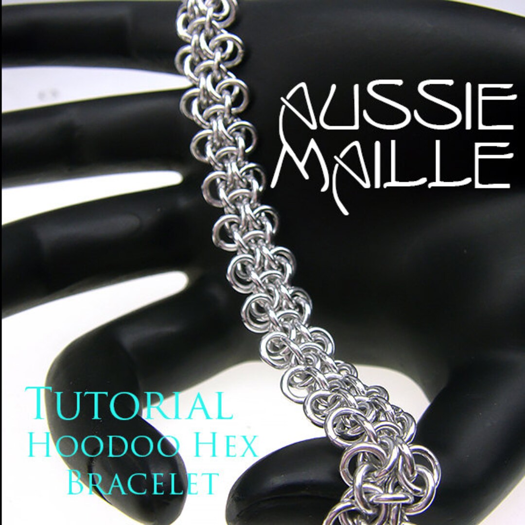 Chain Maille Tutorial - Hoodoo Hex Bracelet - Etsy