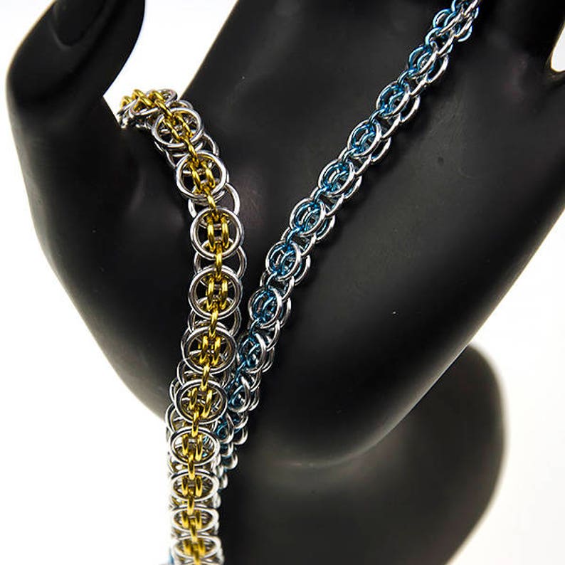 Chain Maille Tutorial Helms Deep Bracelet - Etsy