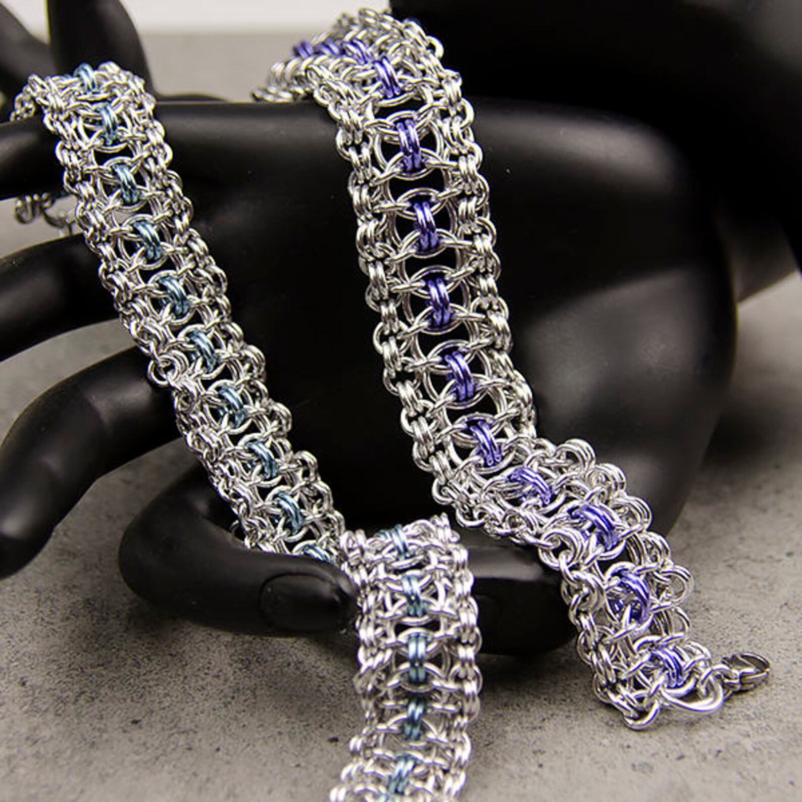 Chain Maille Tutorial Ruffles Weave Bracelet - Etsy