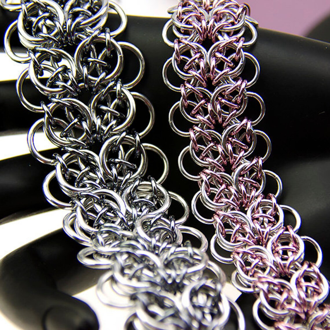 Chain Maille Tutorial Celtic Strap Bracelet - Etsy