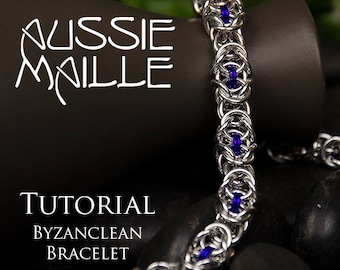 Chain Maille Tutorial Trizantine Bracelet | Etsy