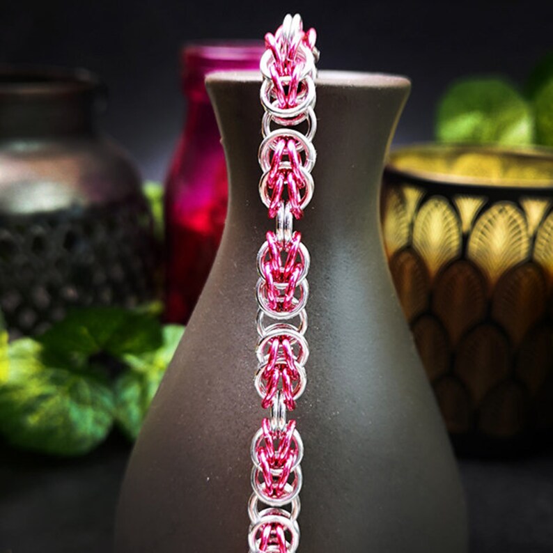 Chain Maille Tutorial Persiantine Bracelet - Etsy