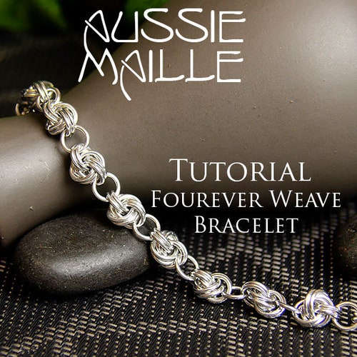 Chainmaille Tutorial Rosetta Chain Maille Bracelet - Etsy